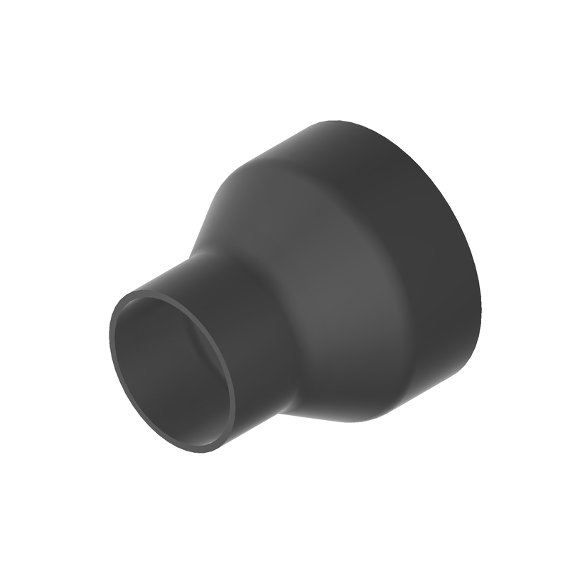 2 1/2" to 4", Duct Hose Connecter, 2.5, Connector, Reducer, Expander ...